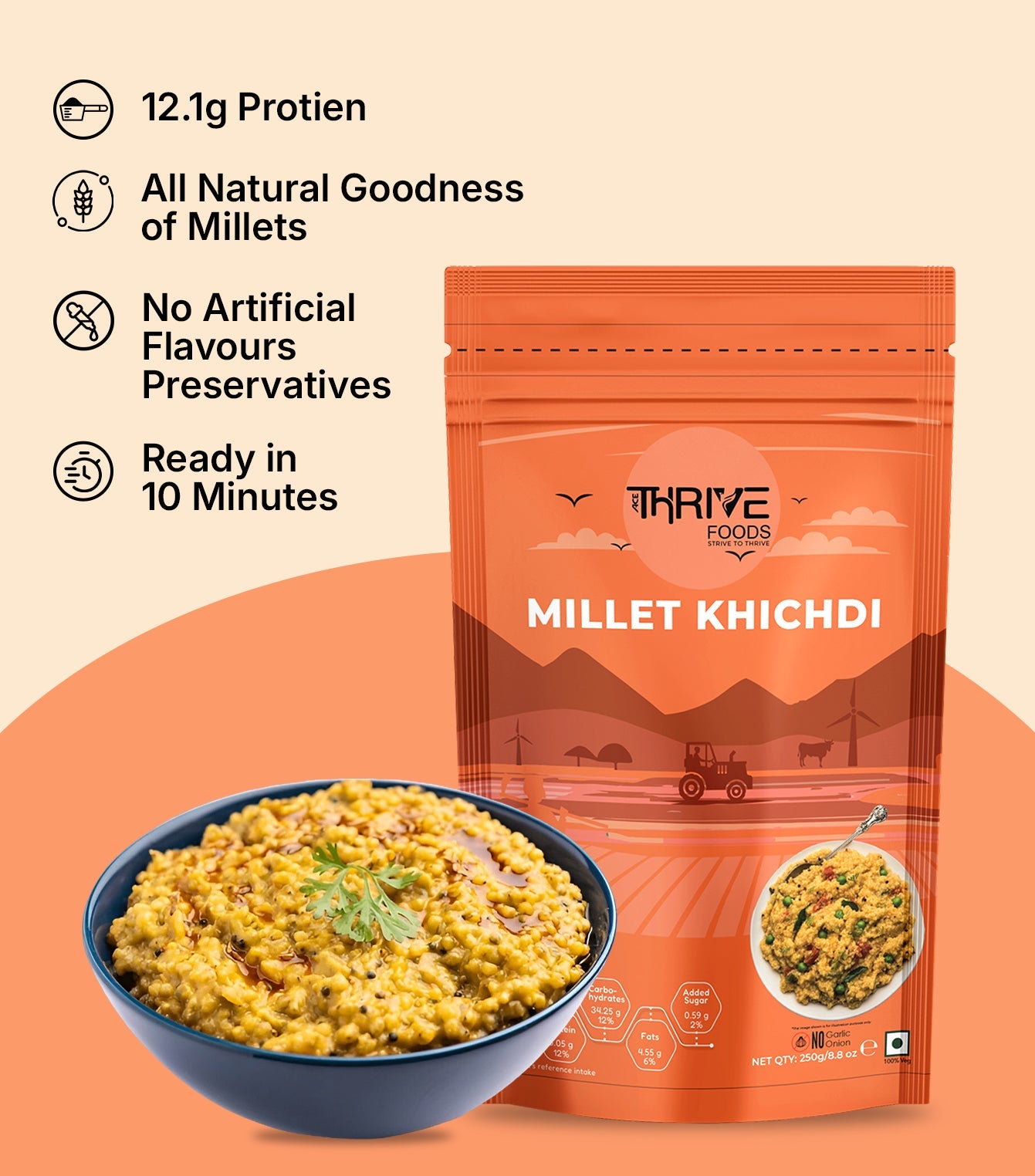Millet Khichdi – Ace Thrive Foods